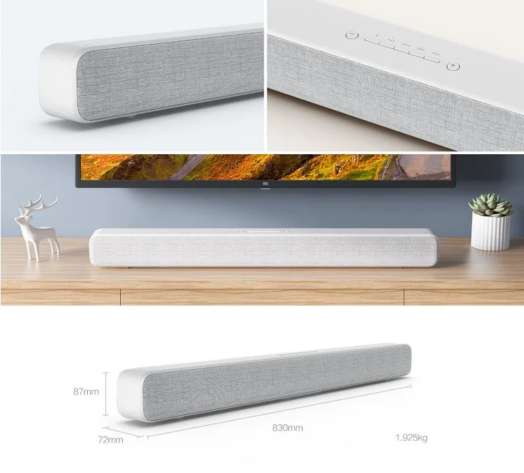 Original Xiaomi Tv Sound Bar 8 Sound Units Mi Wireless Stereo Speaker ...