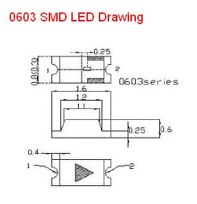 0603 Led Chip Blue Color,0603 Smd Led Chips,0603 Smd Blue Led - Buy ...
