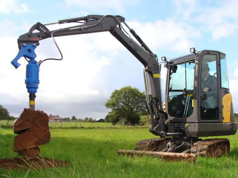 Hydraulic Mini Drill Rig,Auger For Earth Drilling For Excavator - Buy ...