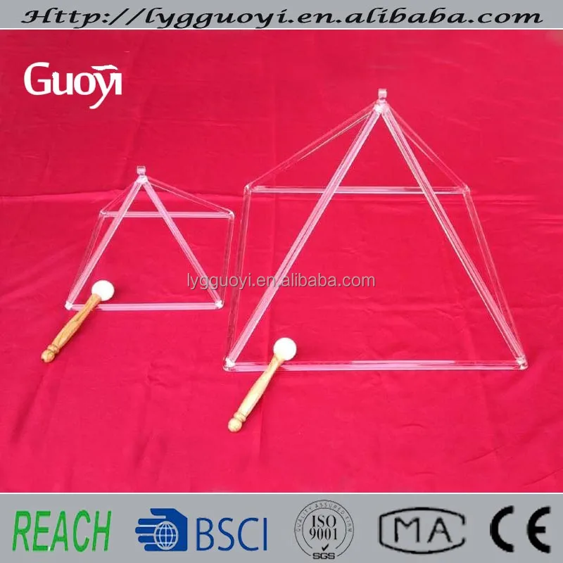 Chakra Tuned Quartz Crystal Singing Pyramid 8'' - Perfect Healing ...