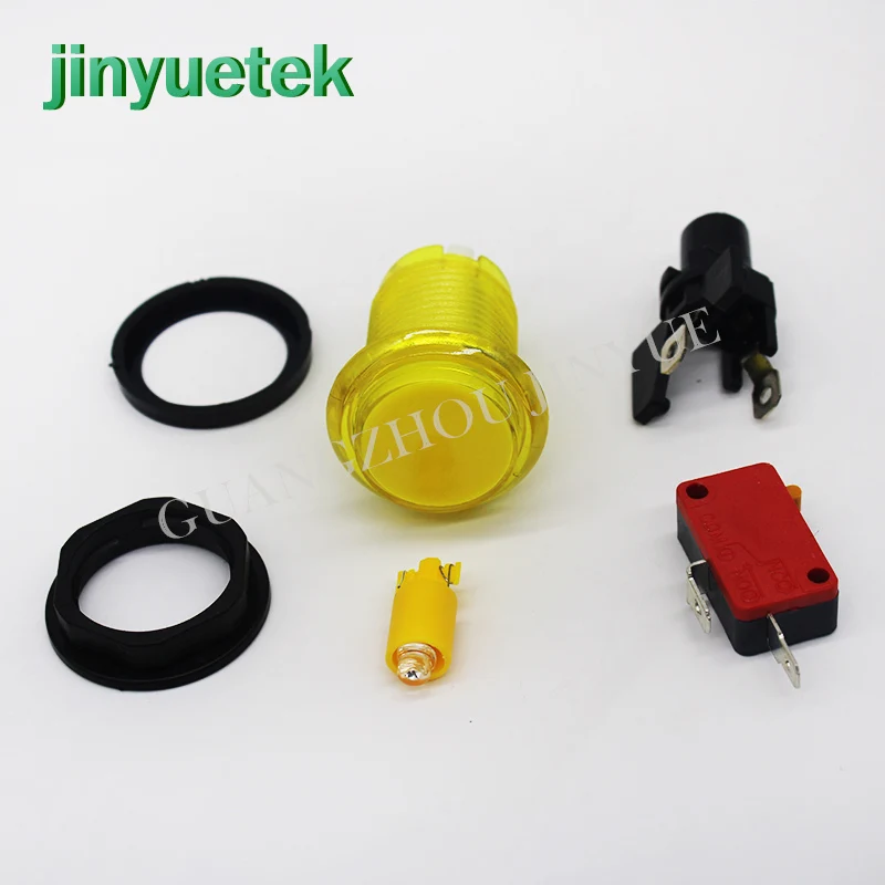 LED Push Button Switch 30mm - Momentary 5V Arcade Accessory