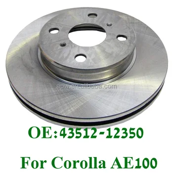 43512-12350 Disc Brake For Toyota Corolla Ae100 - Buy Disc Brake For ...