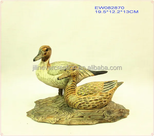 Carved Wood Easter Painted Wooden Duck - Buy Painted Wooden Duck,Carved ...