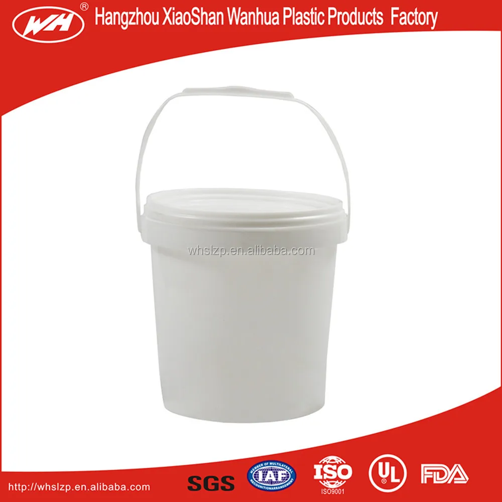 1 Gallon Clear Plastic Pail Bucket With Handle And Lid - Buy 1 Gallon ...