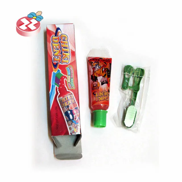 Toothbrush Pressed Sweet Candy With Popping Candy Fruity Jam - Buy ...