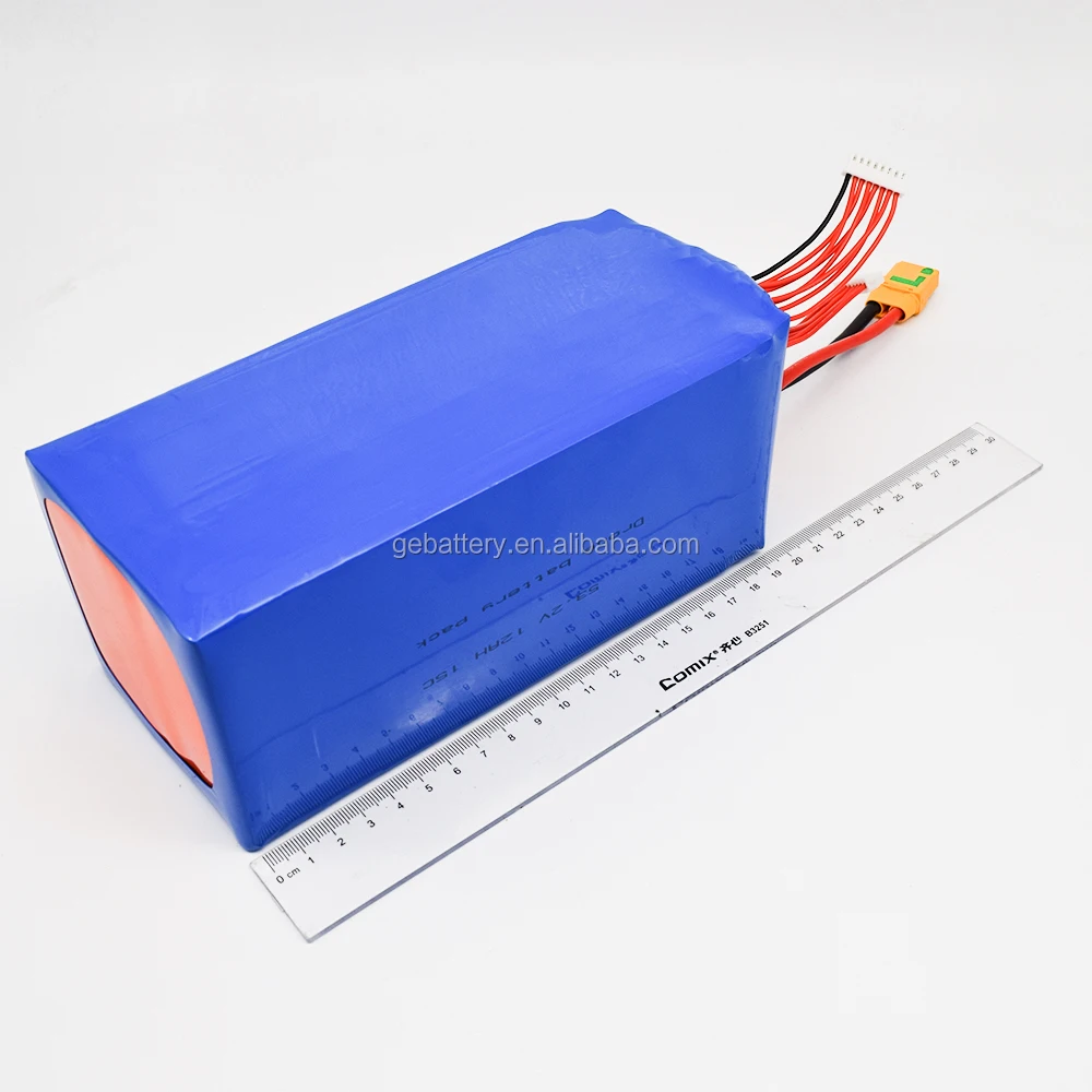 Higher Voltage Power Battery Pack Uav Drone Battery 12s 45.6v 22ah 25c ...