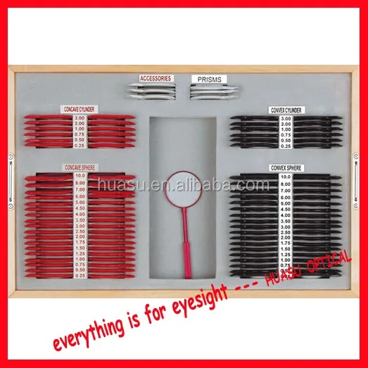 Optical Ophthalmic Instrument Trial Lens Set Contact Lens Case Eye ...