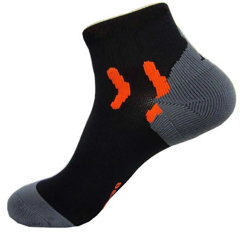 Custom Outdoor Men Black Sports Coolmax Cycling Running Short Socks ...