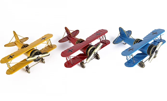 The Small Size Handmade Metal Aeroplane Sculpture Model For Decoration ...
