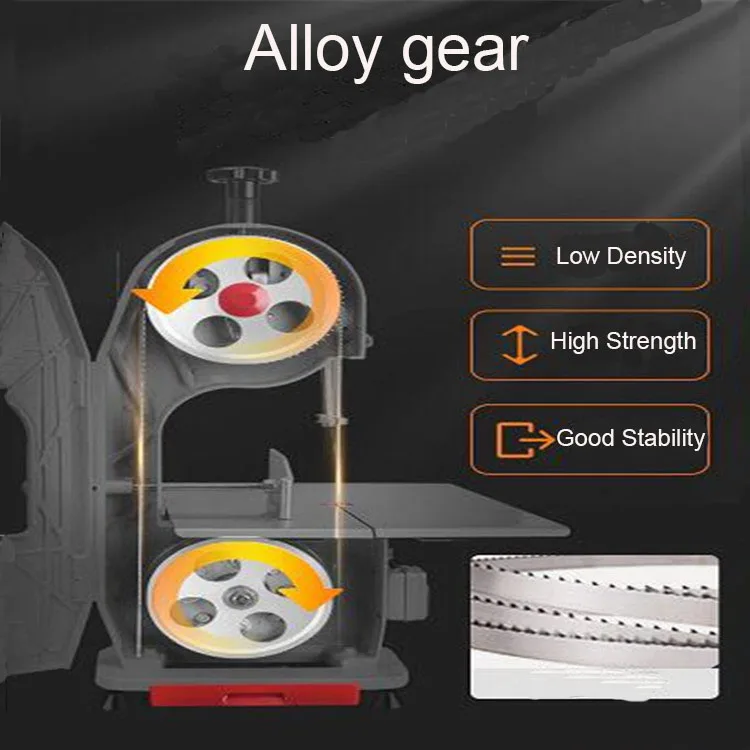 Powerful Band Saw Meat Cutter for Restaurants - Orange/oem