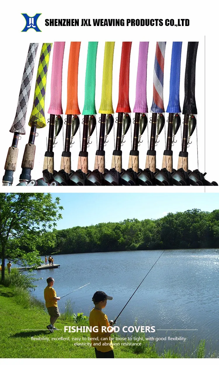 Fishing Spinning Rod Protection Sleeve Plastic Fishing Rod Covers - Buy ...