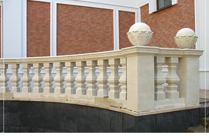 Decorative Garden Stone Marble Balcony Column Railing Plinth - Buy ...