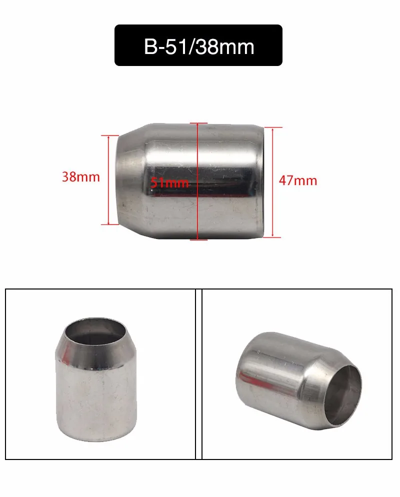 Universal Motorcycle Exhaust Pipe Adapters - Durable & Efficient