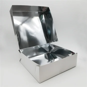 Square Cardboard Aluminum Foil Takeaway Food Bento Lunch Box - Buy ...