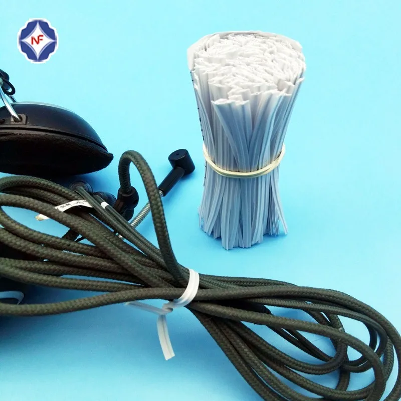 Pe Pvc Plastic Coated Single Metal Wire Twist Tie For Wire Cable - Buy ...