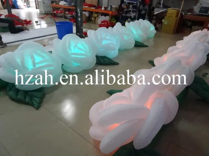 Light Inflatable Rose Flower Inflatable Flower Video - Buy Light ...