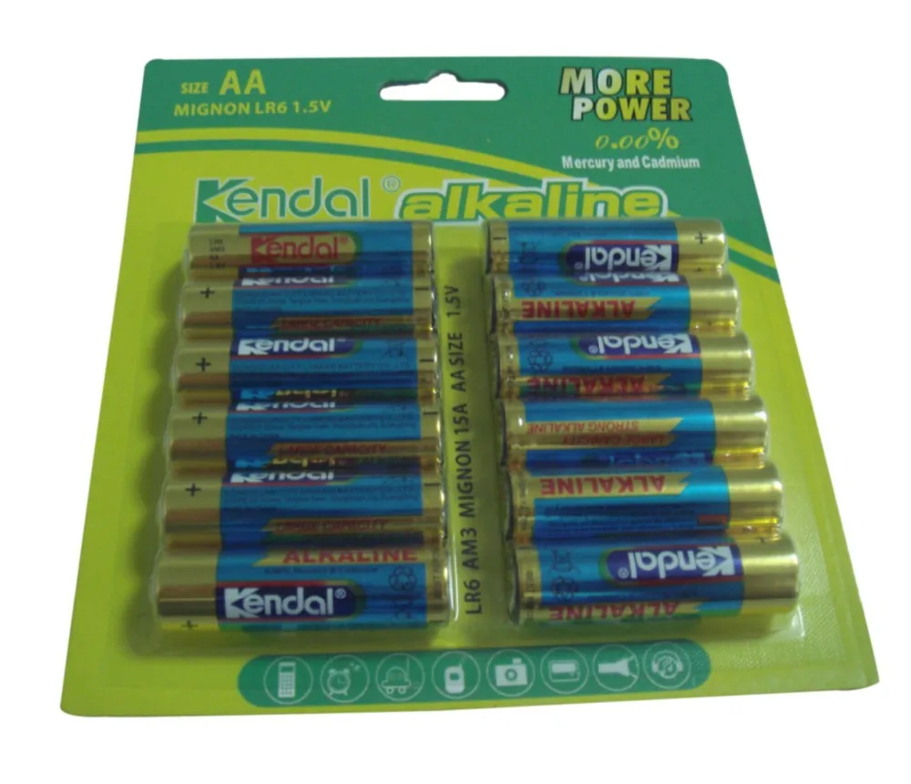 Lr6 Battery Aa/lr6/am3/1.5v Alkaline Battery Customized Battery - Buy ...