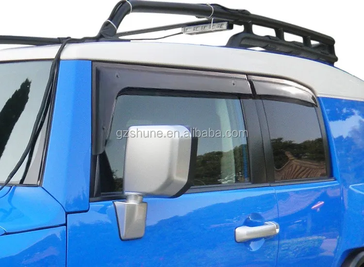 FJ Cruiser Window Visors - High Quality PC Injection Vents