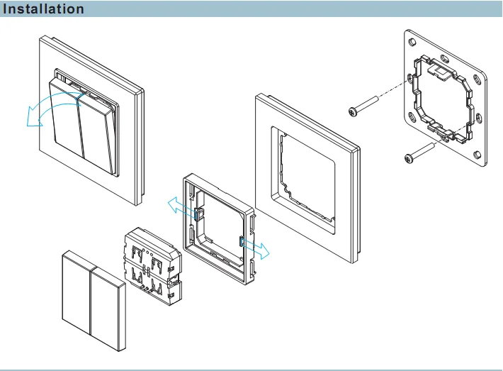 Enocean Rgbw Wall Switches - Buy Enocean Switch,Rgbw Switch,Enocean ...