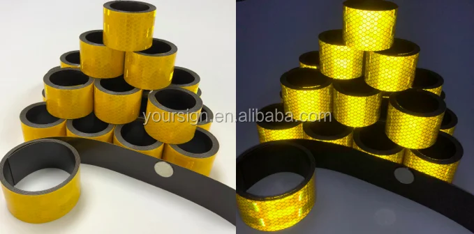 Magnetic Reflective Tape - Durable 5cm x 45.7m PVC Strip for Vehicle ...