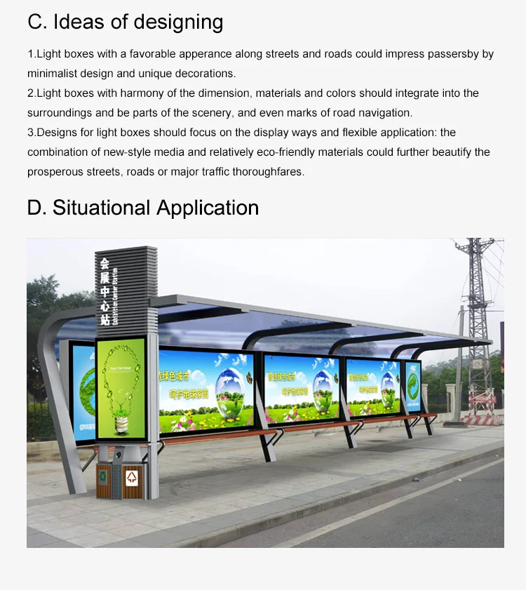 Modern Roadside Metal Material High Quality Bus Shelters - Buy Bus Stop ...