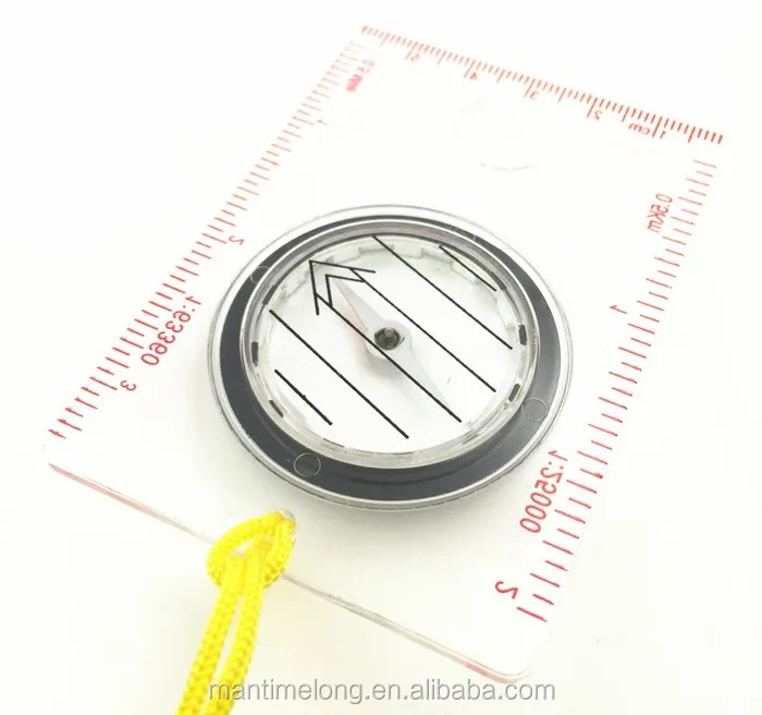 Tape Measure Compass Map Compass Transparent Plate Positioned Ultra Low ...