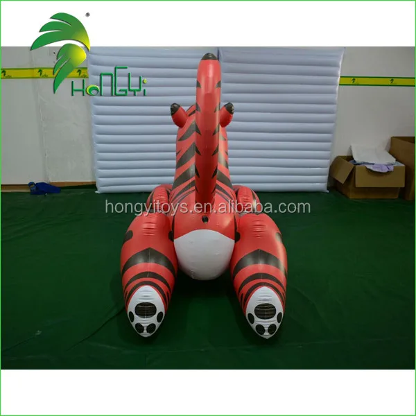Hongyi Toys Pvc Inflatable Giant Tiger Ride On Inflatable Animal Toy ...
