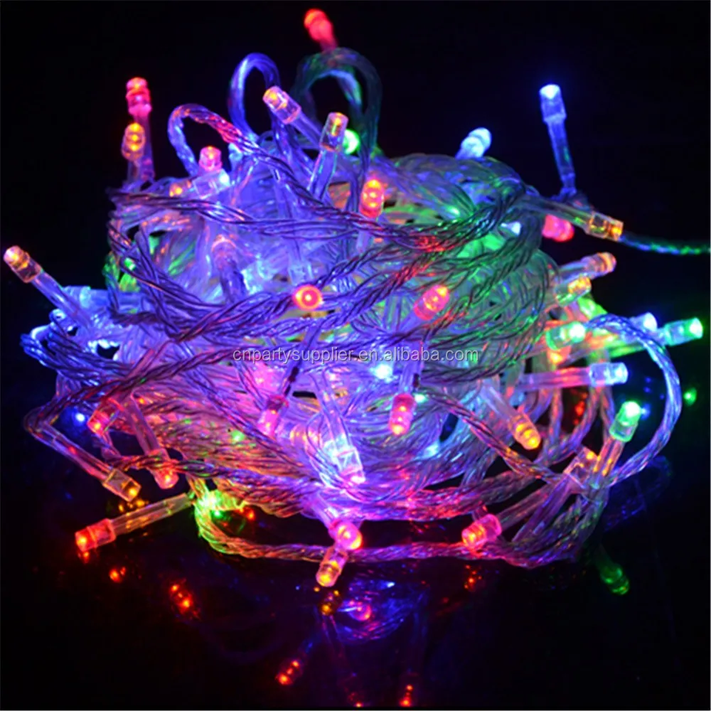 Led String Light 10m 100led Ac110v Or Ac220v Colorful Outdoor ...