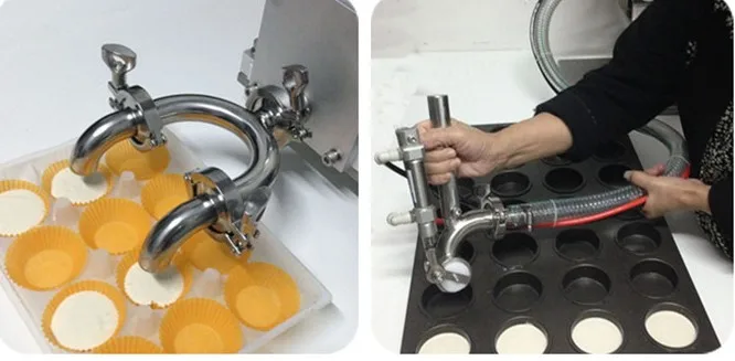 Efficient Manual Bread Biscuit Donut Cream Filling Injector