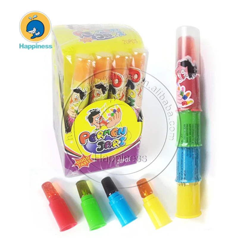 Permen Jari 4 Colors Cute Finger Lollipop Fruity Hard Candy - Buy ...