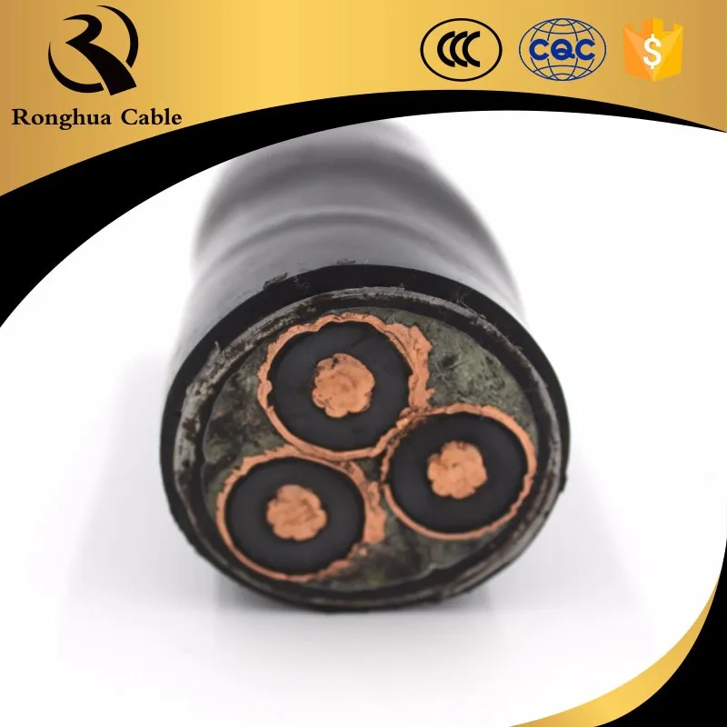 Single Core XLPE Insulation PVC Sheathed 132kv 630mm Cable