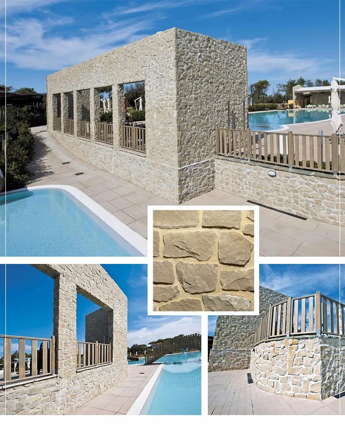 Customized Exterior Slate Cladding Stacked Stone For Wall - Buy ...