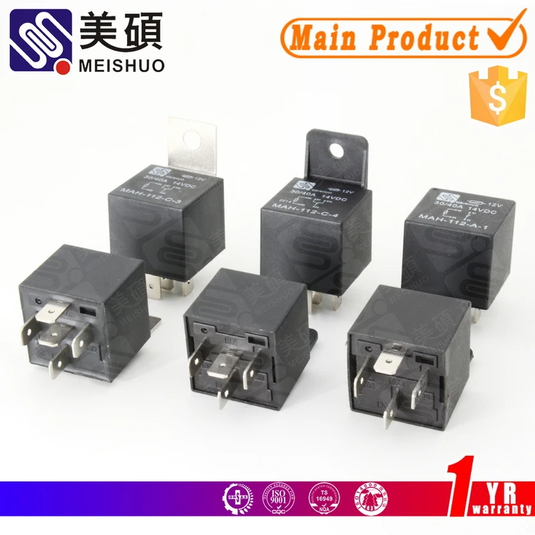 Meishuo 12v 40a 60 Amp 4pin 5 Pin Jd1914 Auto Relay - Buy 12v 40a 60 ...