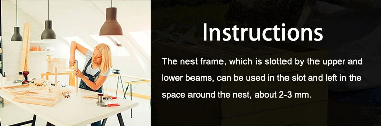 Langstroth Wood Beehive Frame with Bee Way Beehive Frame DIFFERENT ...