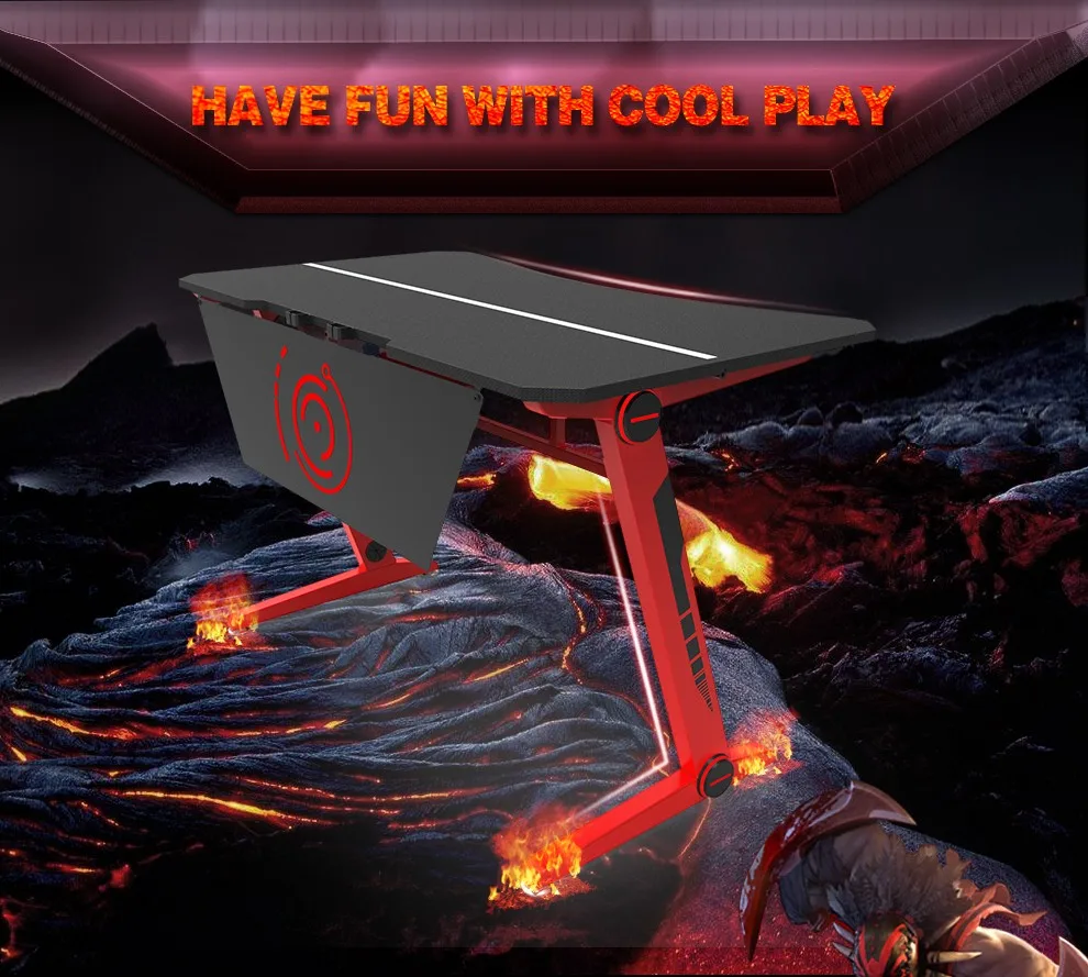 Ergonomic Table Customizable Professional E-sport Game Table Internet ...