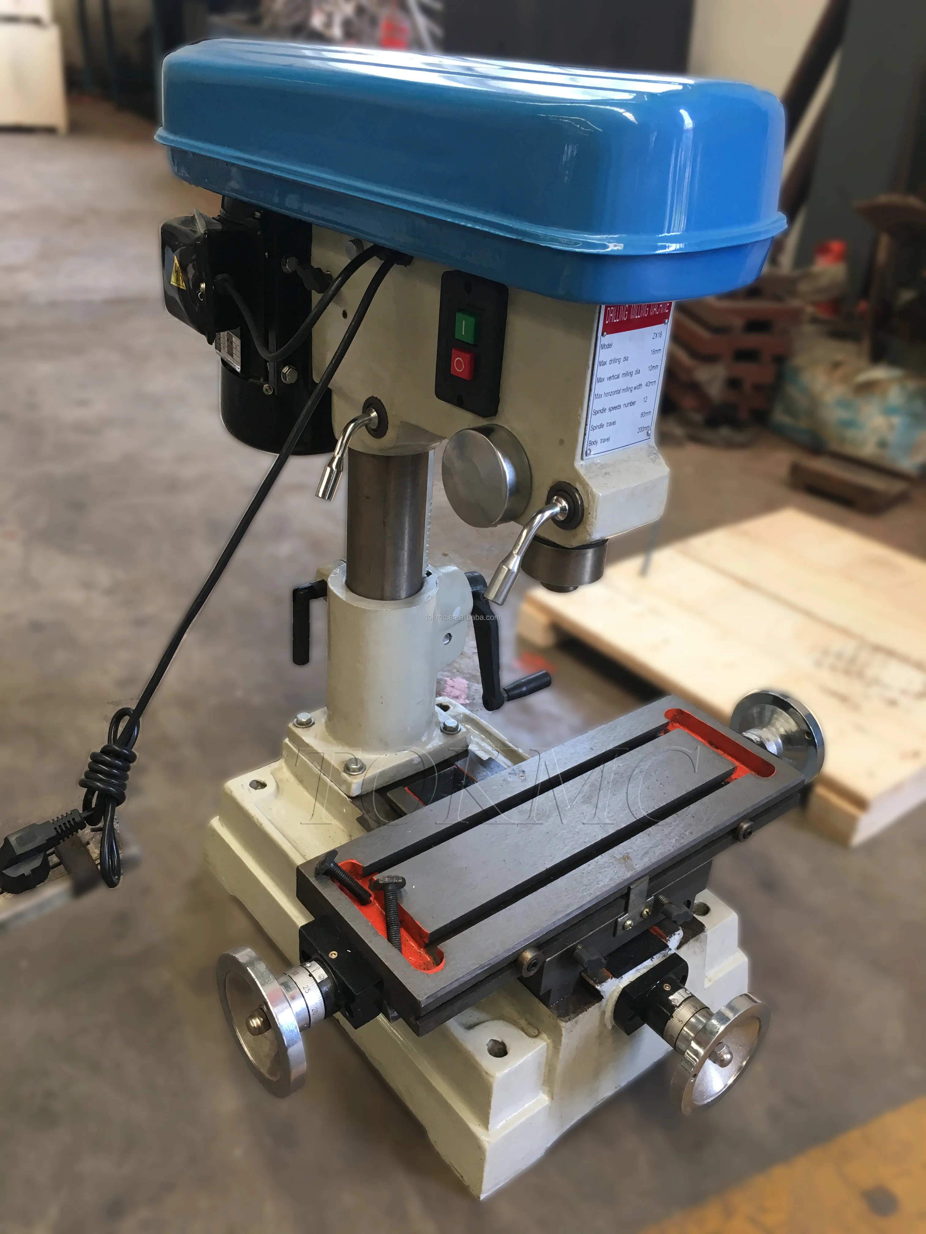 Belt Driven Single Phase High Precision Bench Milling Machine