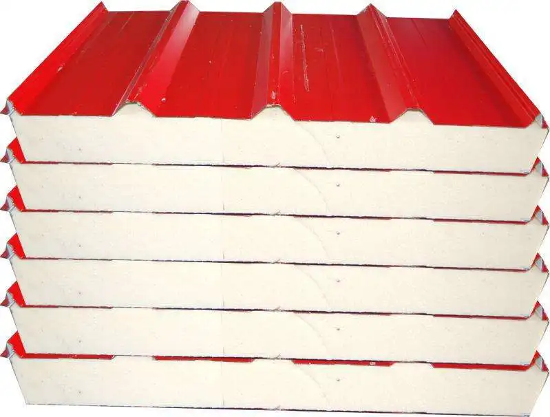50mm 960mm Pu Sandwich Panel Insulation Composite Ppgi Board Corrugated ...