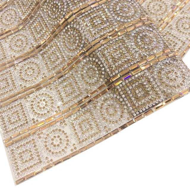 240x400mm Hotfix Strass Crystal Sheet - Iron-on Rhinestones
