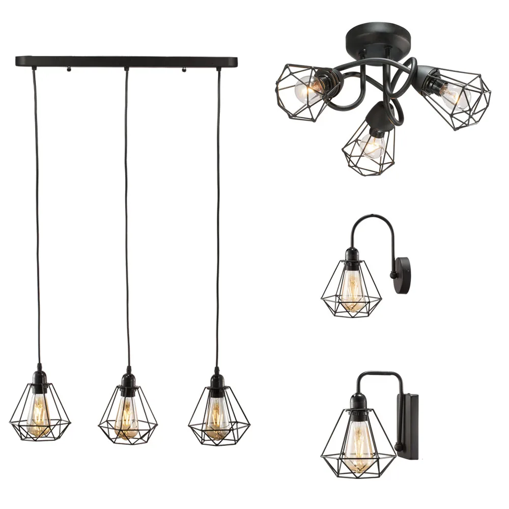 Decoration Industrial Compound Wall Bedroom Lights for Home Cafe bar ...