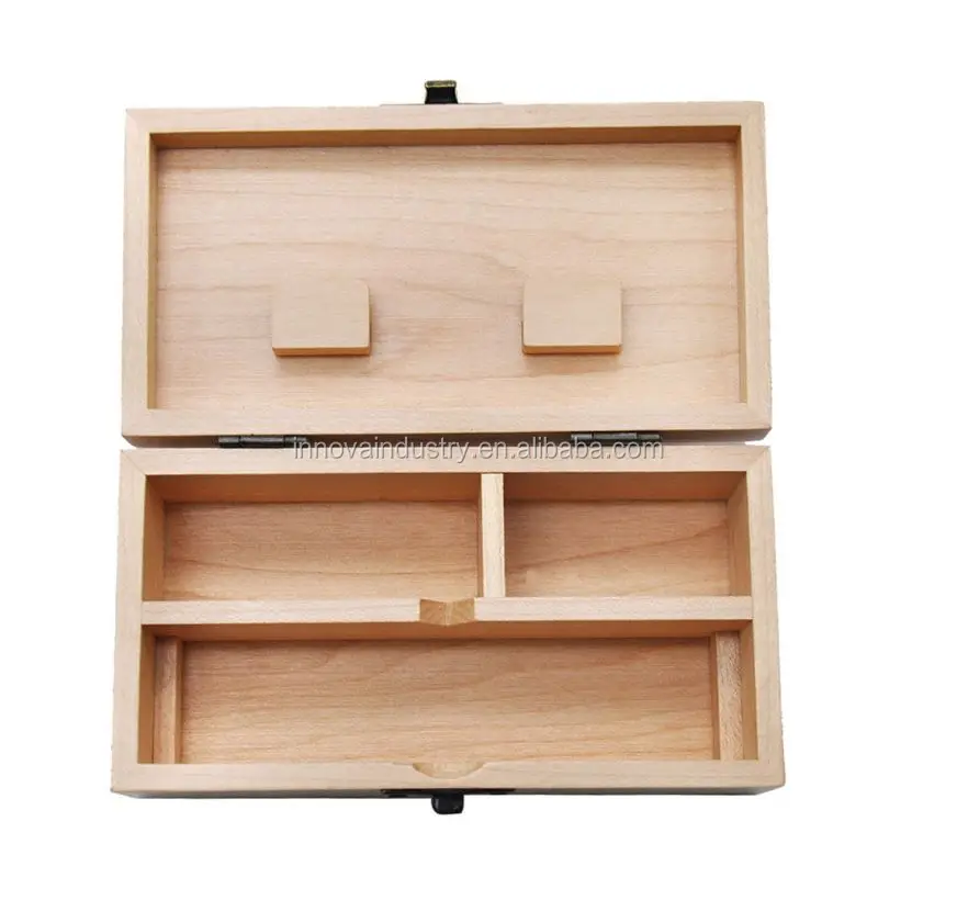 Customizable Lockable Smell Proof Air Tight Wood Stash Box Combo With ...