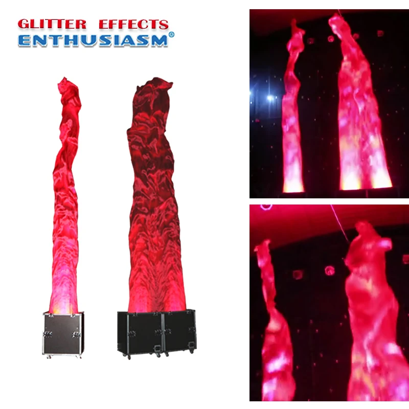6m Led Color Silk Super Artificial Flame Lighting Large Stage Fire ...