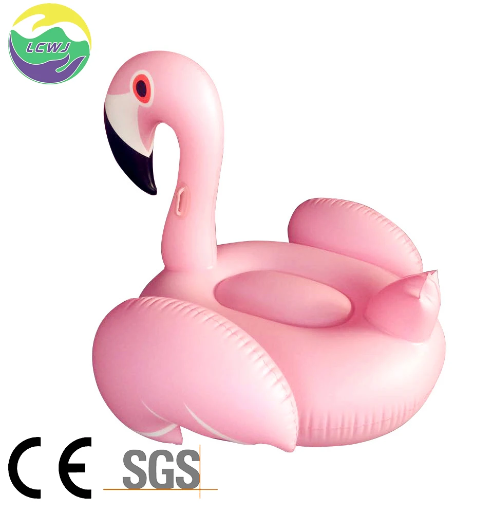Lc Oem Inflatable Flamingo Pool Float Floatie Ride On Large Rideable ...