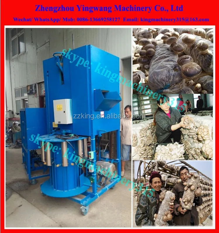 Full Automatic Mushroom Growing Bag Filling Sealing Machine Mushroom ...