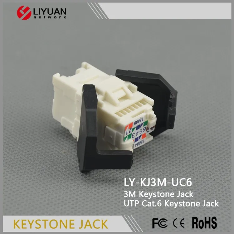 Utp Cat5e Cat6 Rj45 8p8c 3m Modular Jack 3m Keystone Jack - Buy 3m Cat6 ...