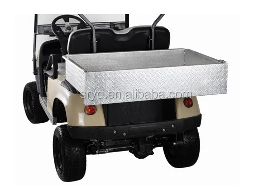 Golf Cart Rear Aluminum Box For Ezgo Txt Custom With Mounting Bracket ...