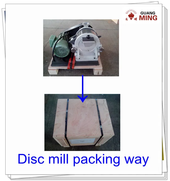 High Efficiency Laboratory Disc Mill for Grinding Ore