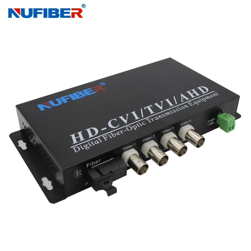 8channels Bnc Video To Fiber Optical Converter Support Hd/ahd/cvi/tvi ...