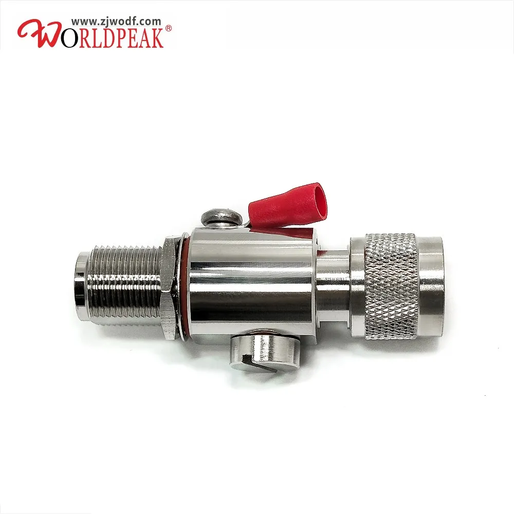 0-3G 0-6G N Male to Female Bulkhead RF Surge Arrester