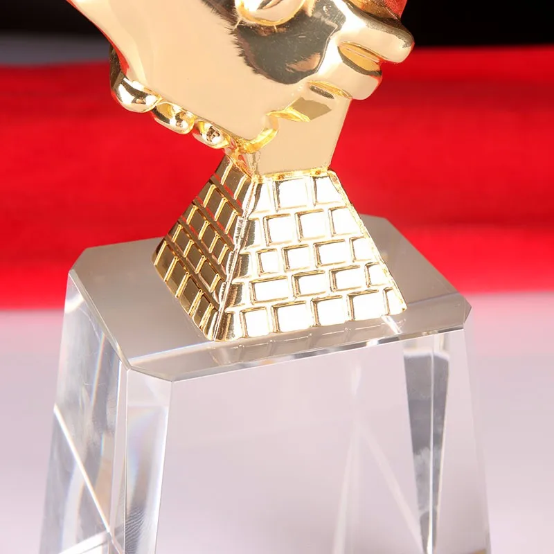 Customized Souvenir Gift Award Certificate Template Tree Shaped Crystal ...