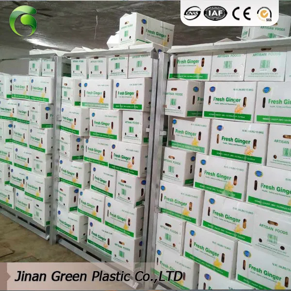 Fresh Plastic Corrugated Box Okra Asparagus Green Bean Packaging Box ...